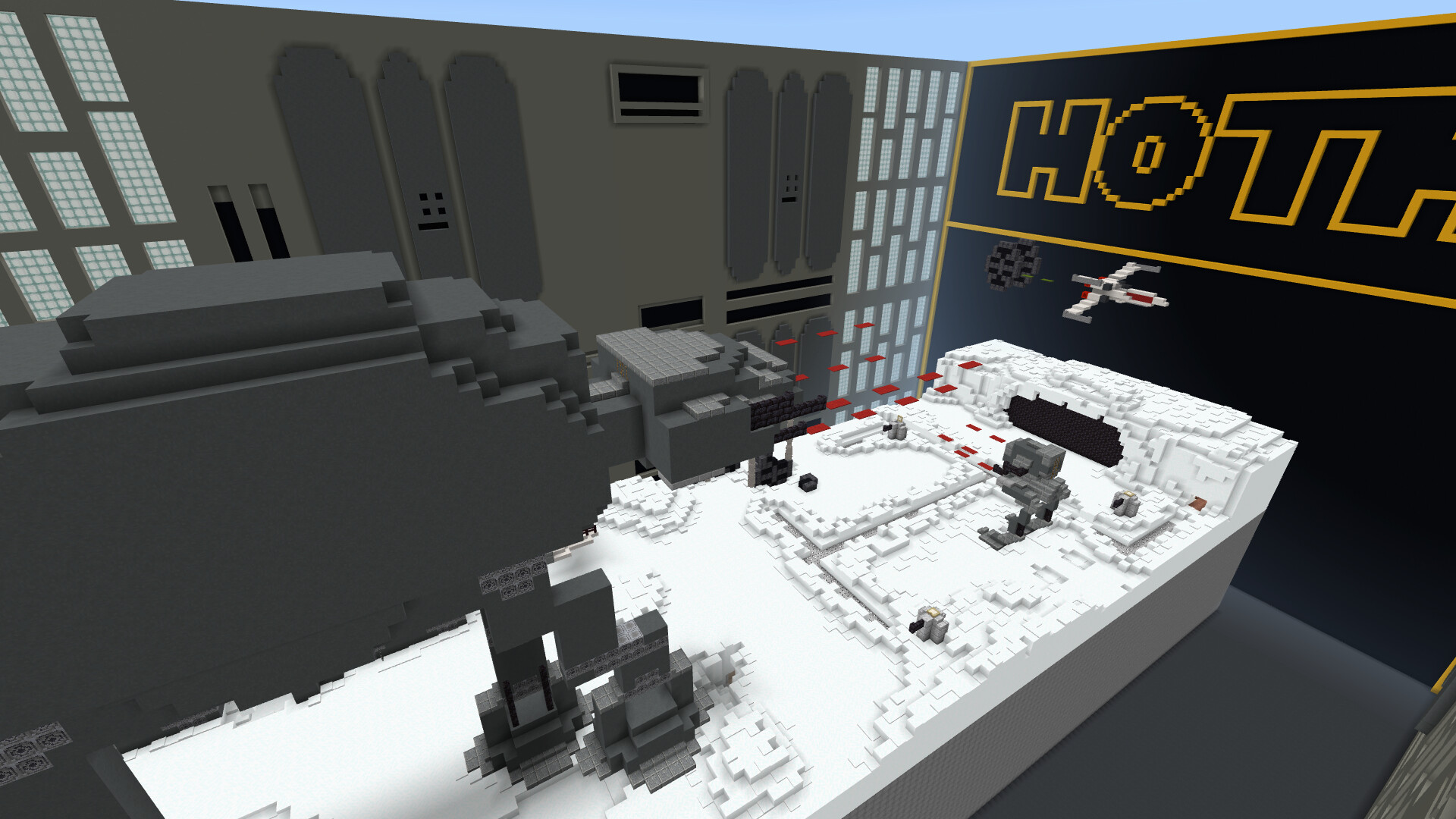 Star Wars: The Battle of Hoth (Hide & Seek + PVP) Minecraft Map