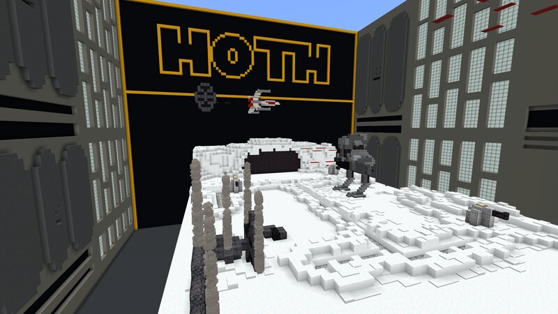 Star Wars: The Battle of Hoth (Hide & Seek + PVP) Minecraft Map
