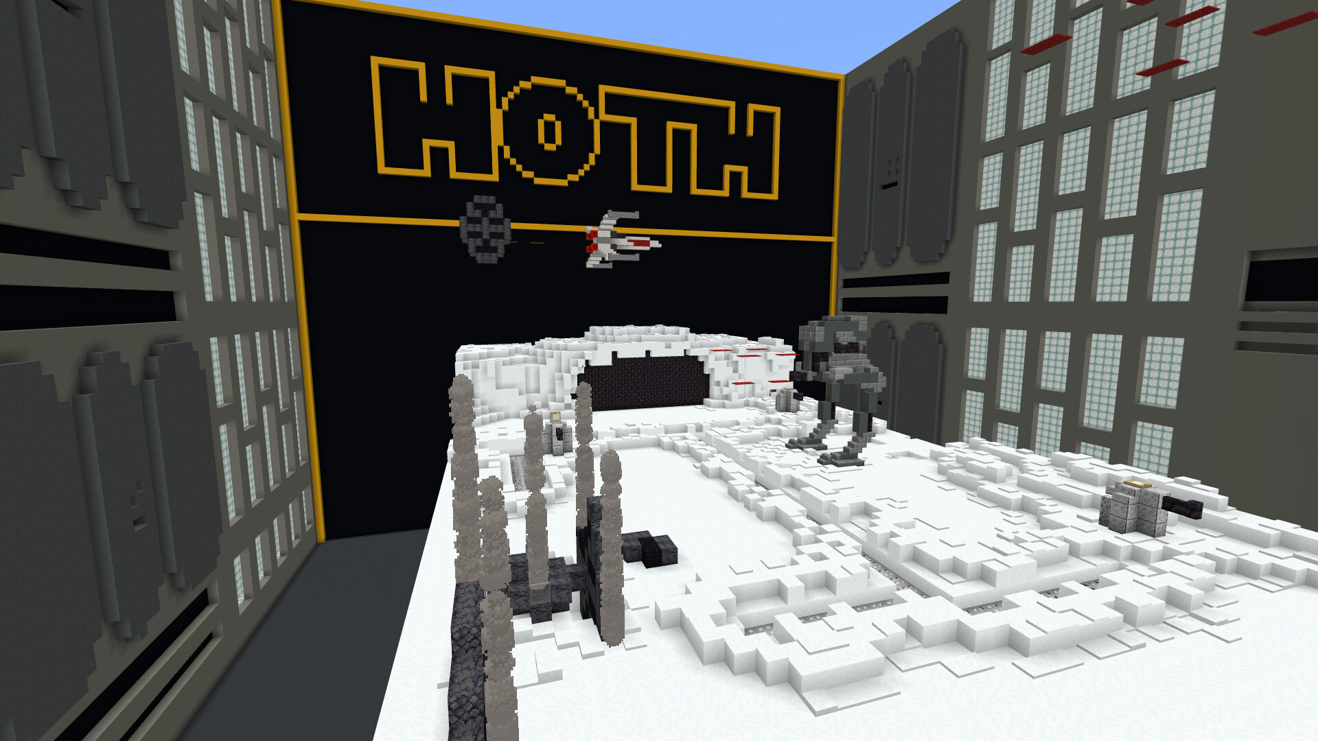 Star Wars: The Battle of Hoth (Hide & Seek + PVP) Minecraft Map