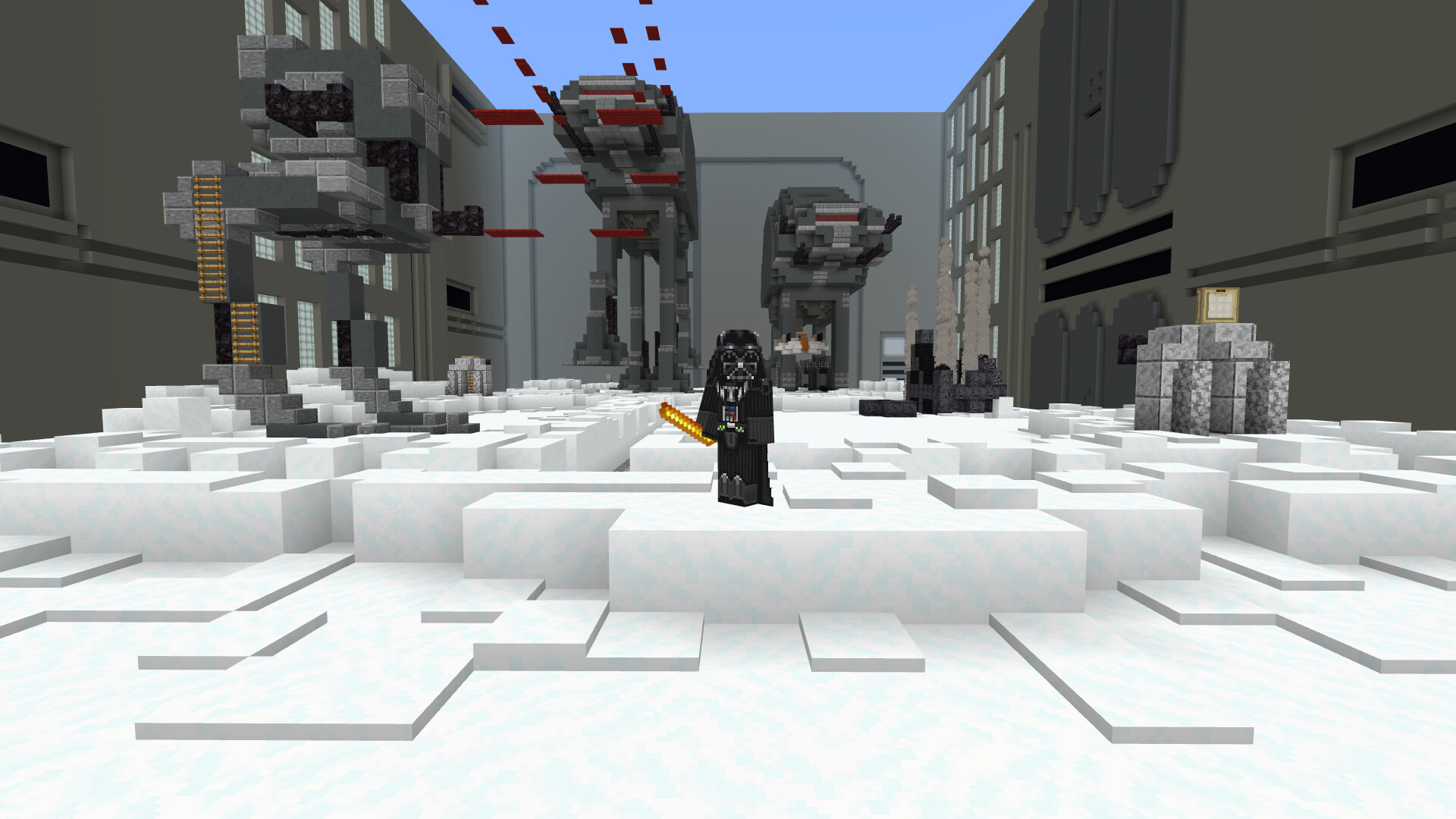 Star Wars: The Battle of Hoth (Hide & Seek + PVP) Minecraft Map