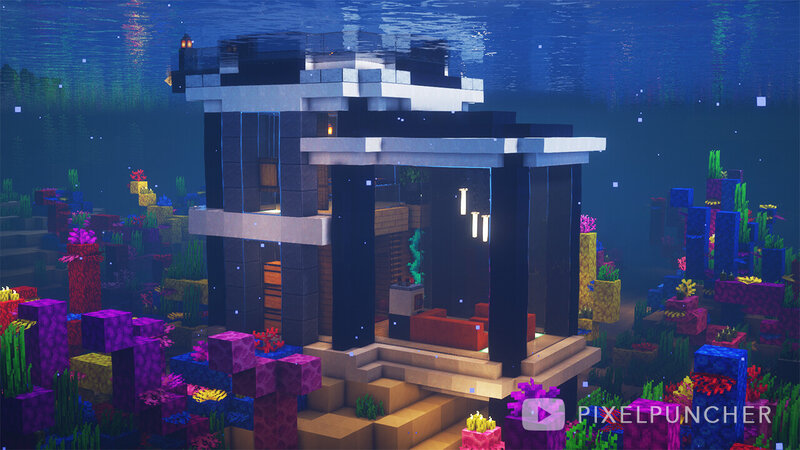 Underwater House Minecraft Map