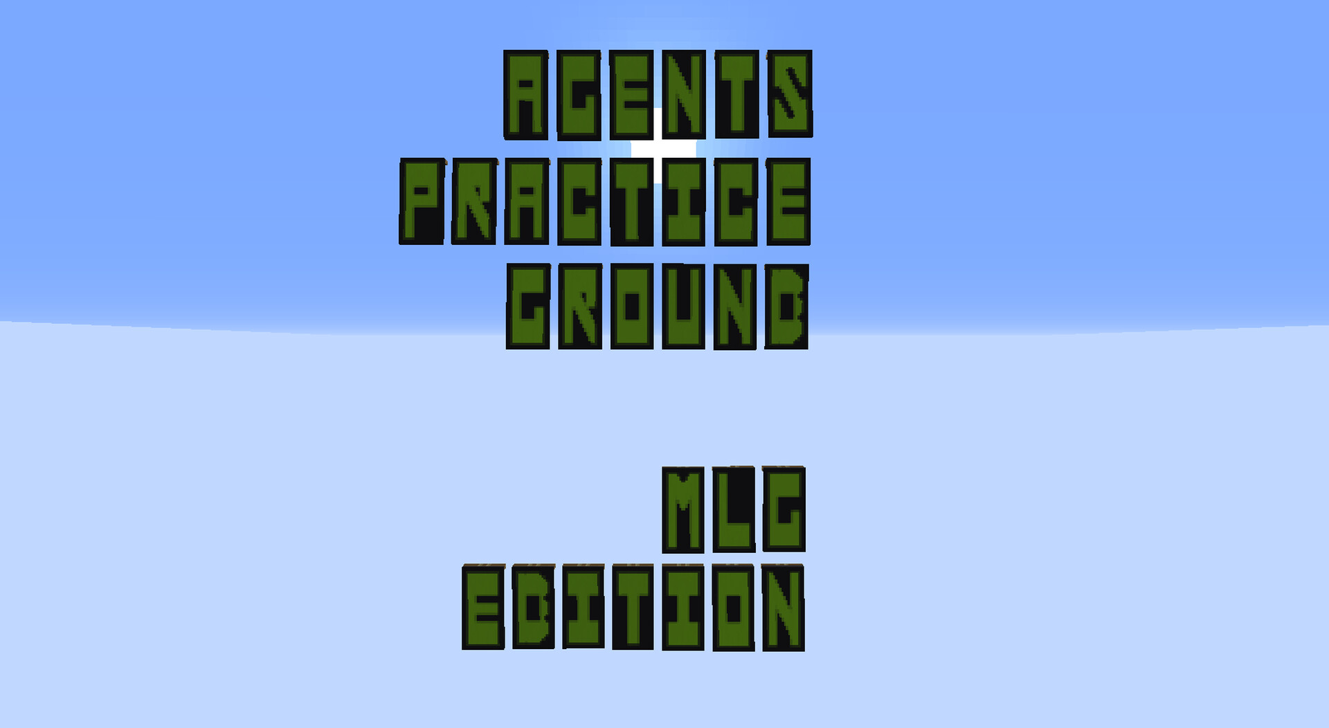Agent's Practice Ground: MLGE (MLG Edition) Minecraft Map