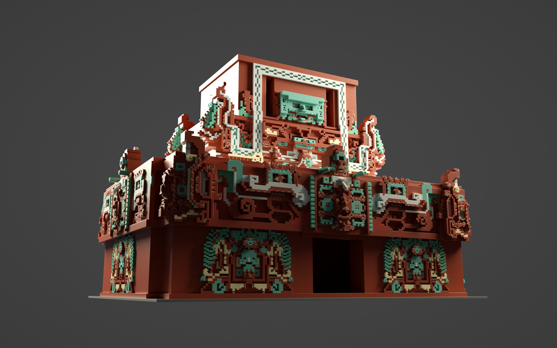 Reconstruction of Rosalila temple Minecraft Map