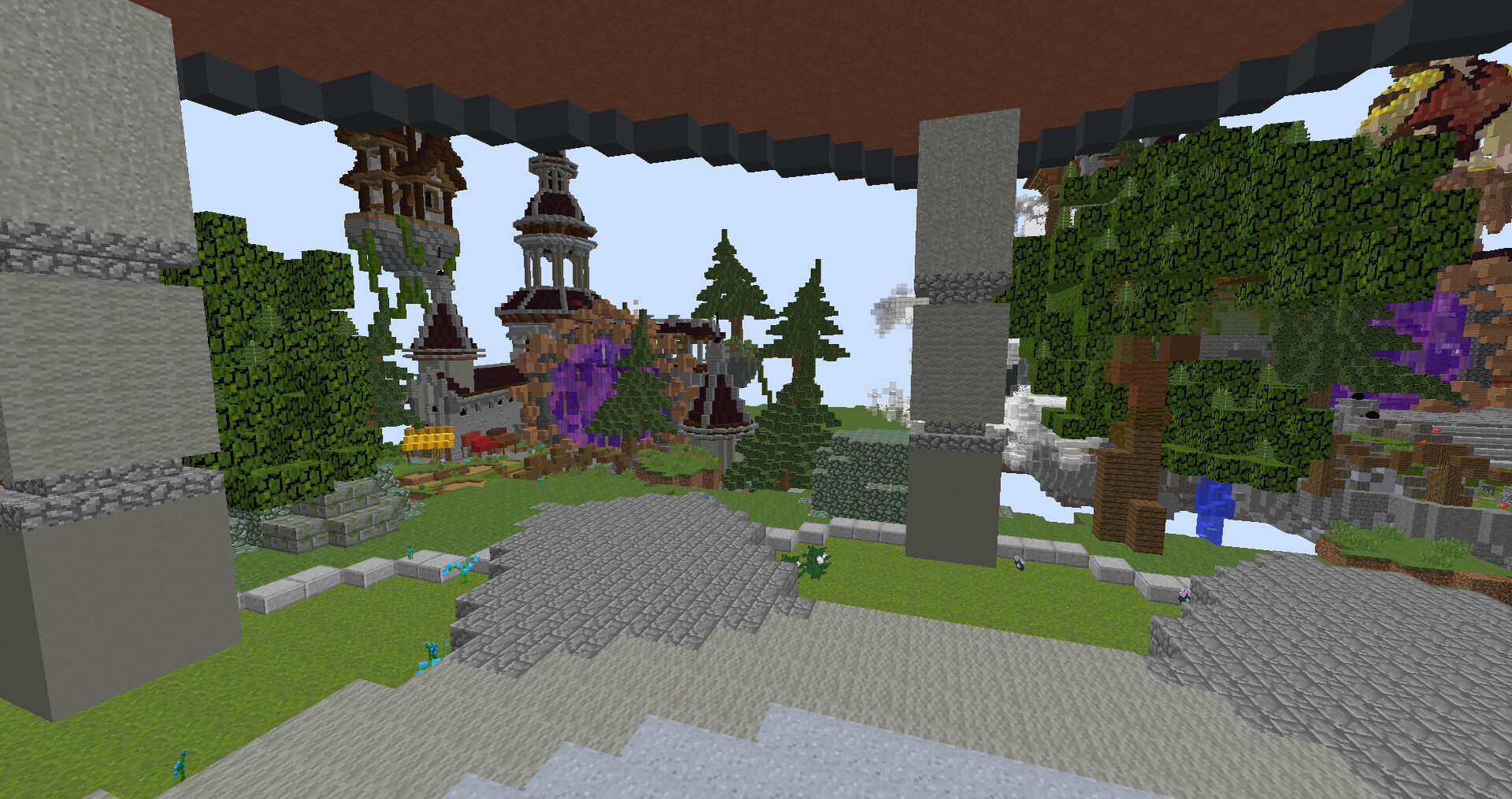 Floating Hub Minecraft Map