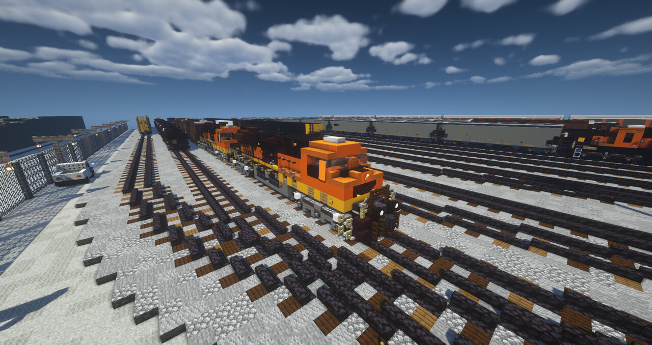 BNSF GE ES44AC Minecraft Map