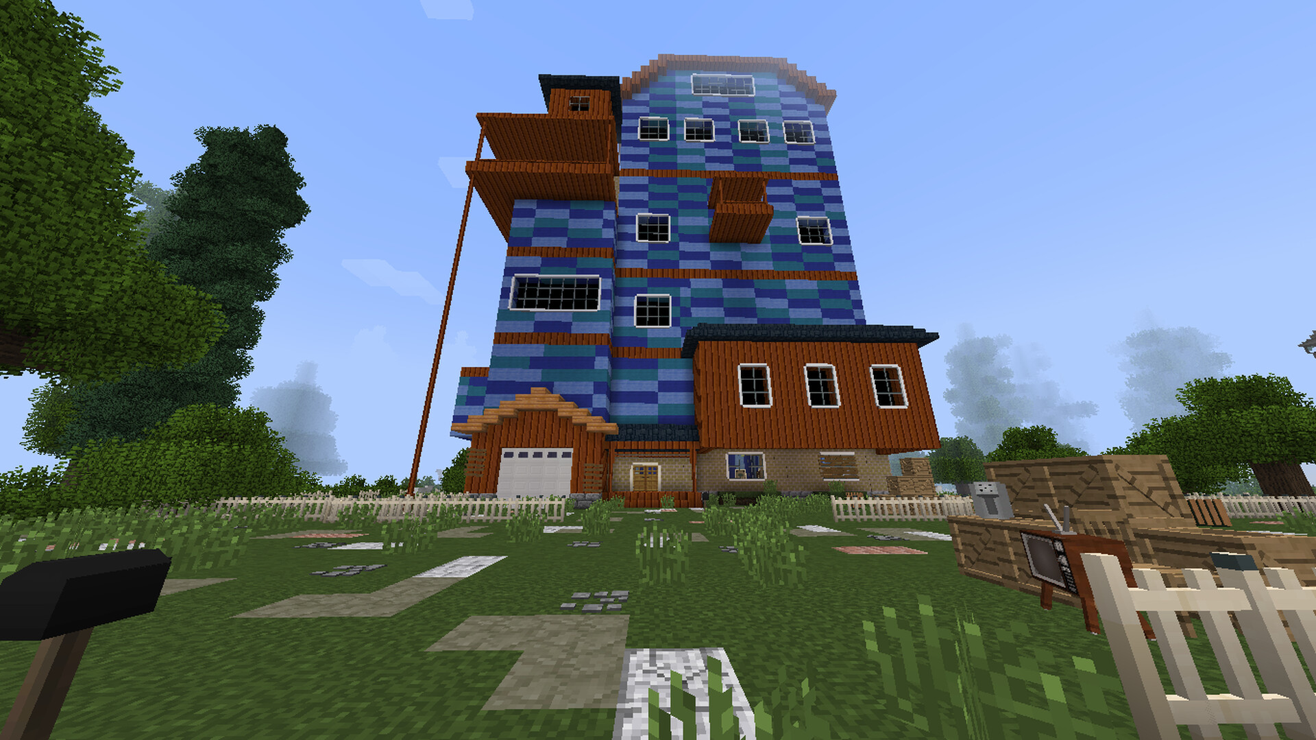 Hello Neighbor Alpha 1 In Forest Minecraft Map