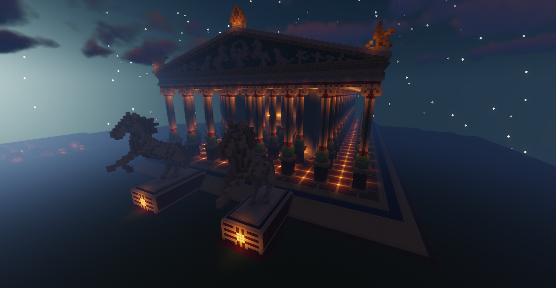 Greek Temple of Artemis / Wonder of the Ancient World Minecraft Map