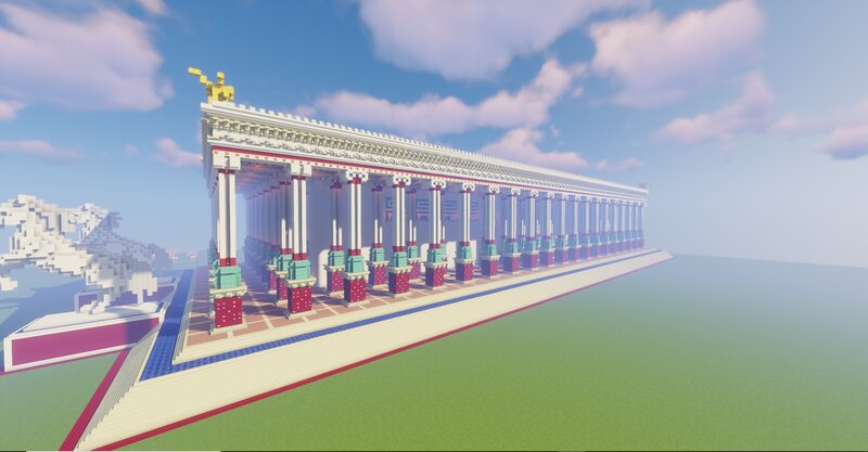 Greek Temple of Artemis / Wonder of the Ancient World Minecraft Map
