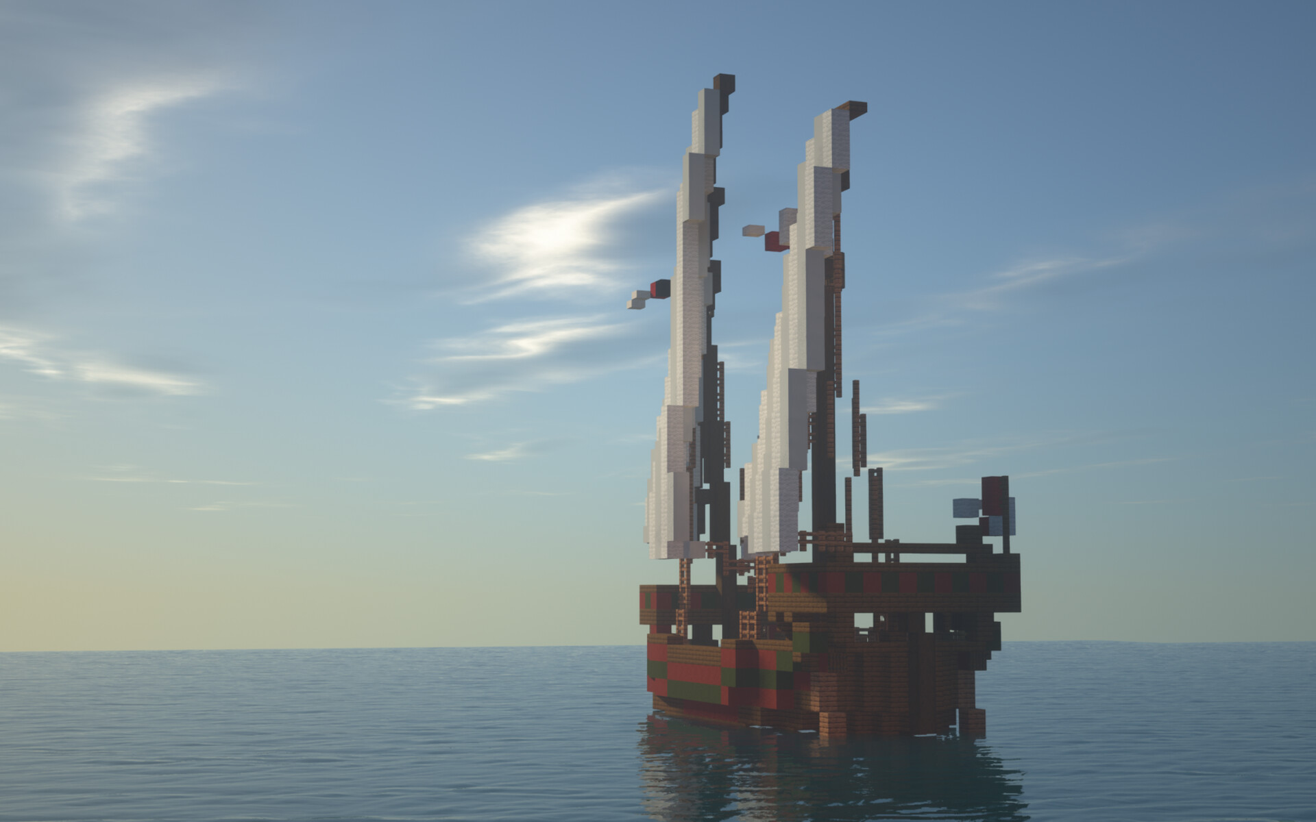 Medieval Ship | Mediterranean Ship "Sarah" Minecraft Map