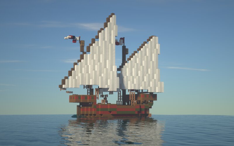 Medieval Ship | Mediterranean Ship "Sarah" Minecraft Map