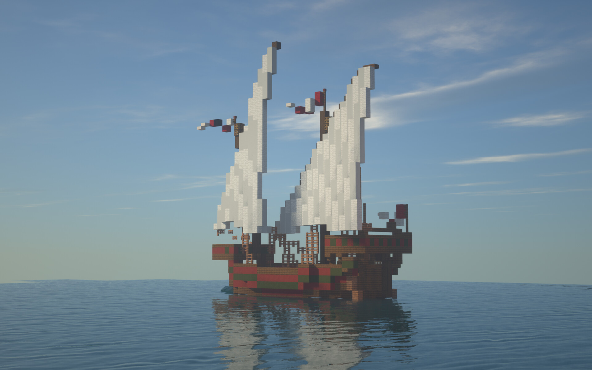 Medieval Ship | Mediterranean Ship "Sarah" Minecraft Map