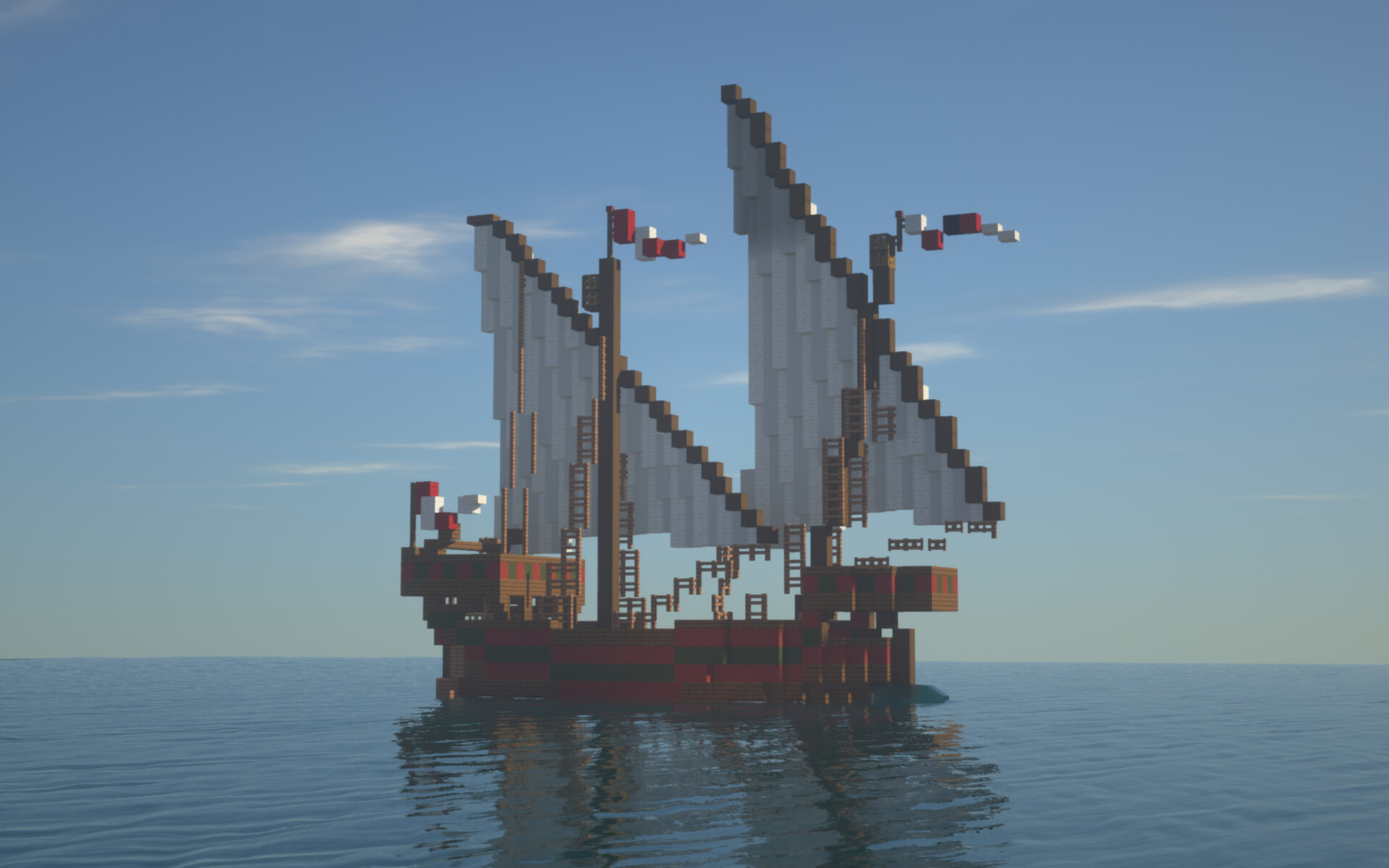 Medieval Ship | Mediterranean Ship "Sarah" Minecraft Map