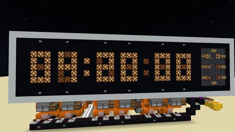 Redstone Clock v4 - 4 in 1 Timer, Stopwatch, Clock with Game-Time Sync ...