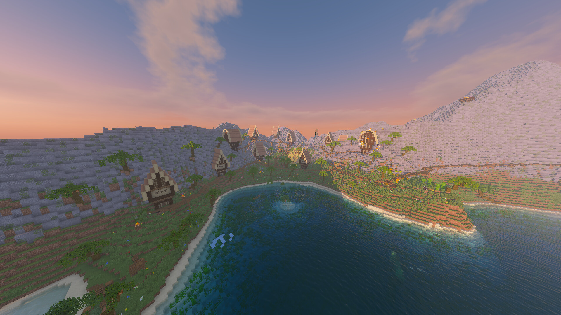 A Pirat Island with an extra floting island and a underwater Cave ...