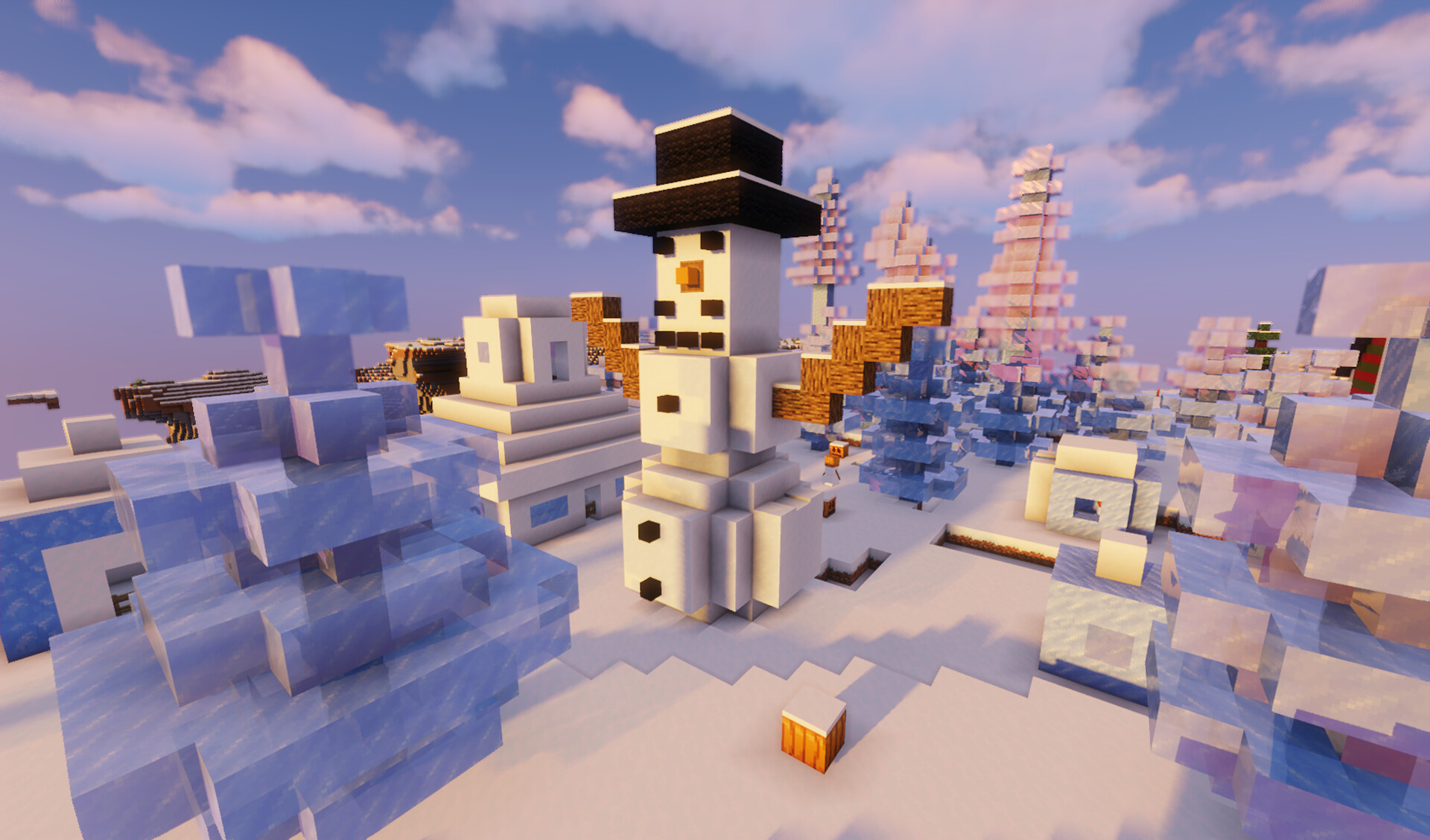Frozen Christmas Hunt Minecraft Map