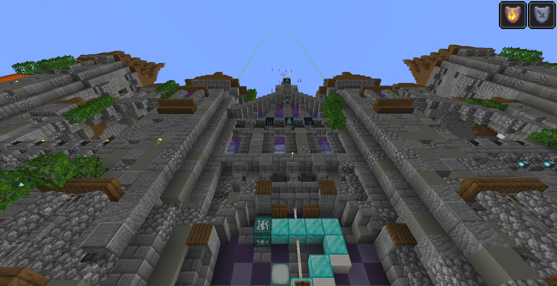 The fortress (castle) Minecraft Map