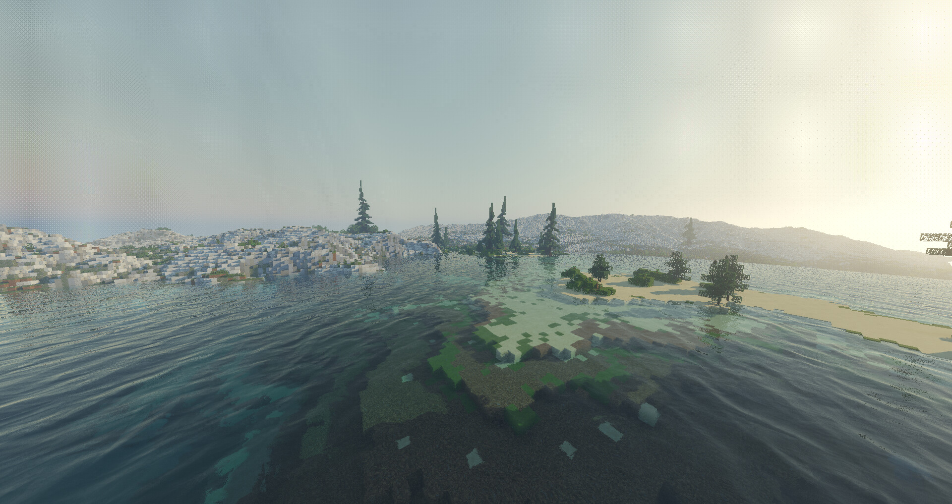 Mountain coast Minecraft Map
