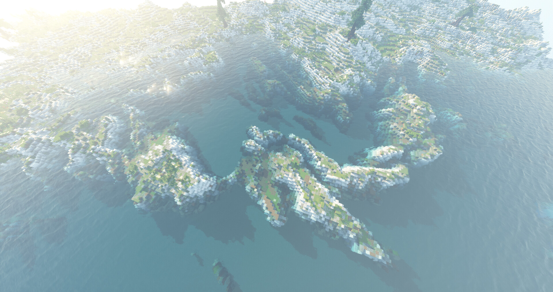 Mountain coast Minecraft Map