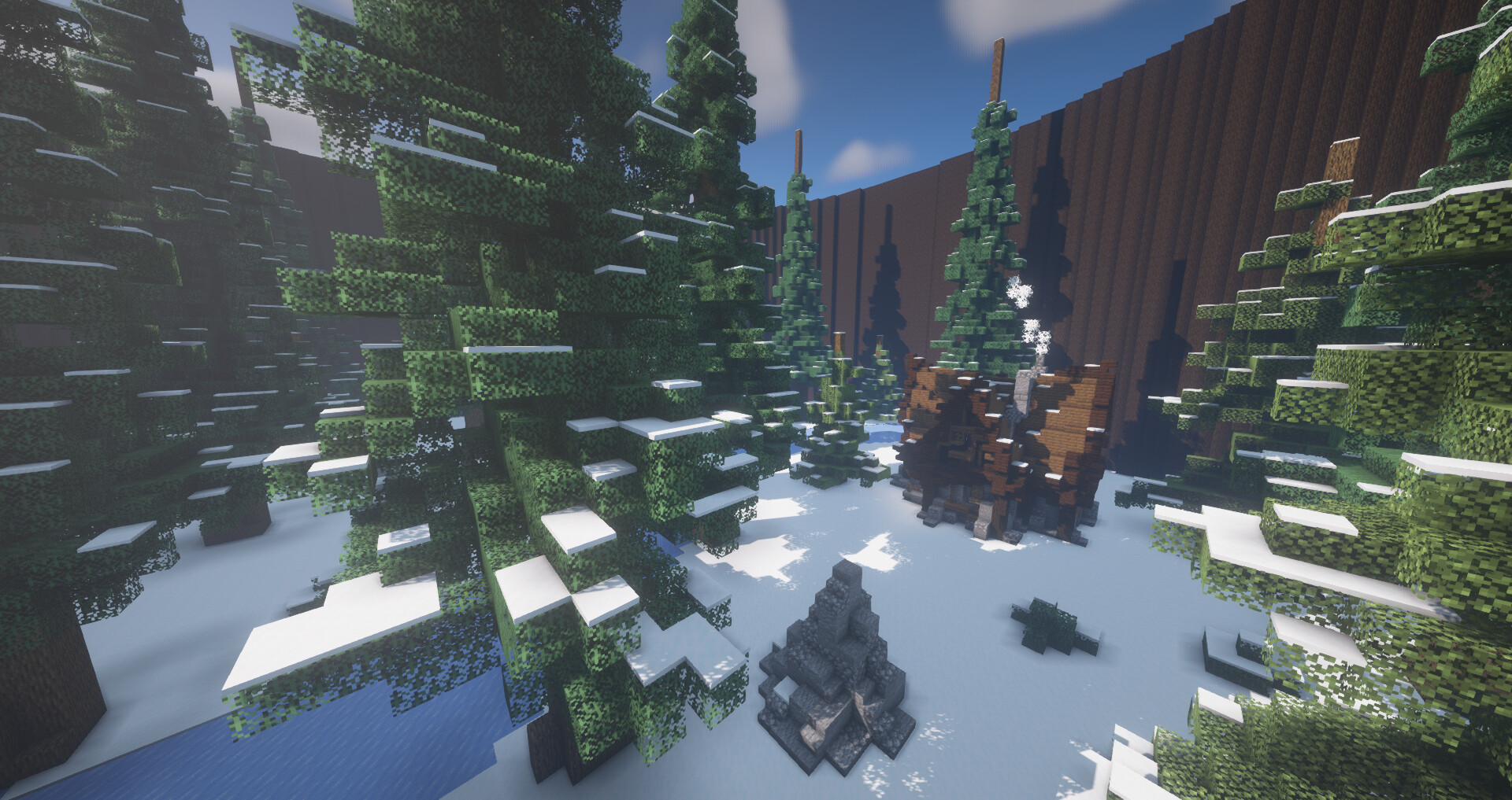 PVP Snowy Forest Arena (Beginner Series) Minecraft Map