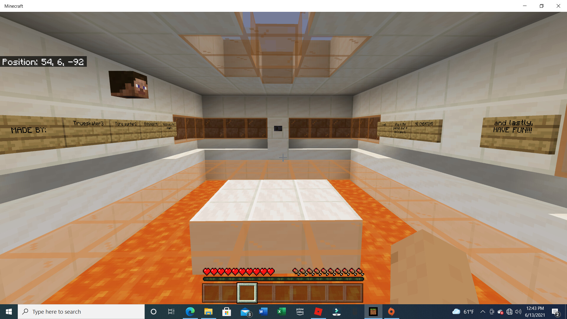 LAVA PVP MAP Minecraft Map