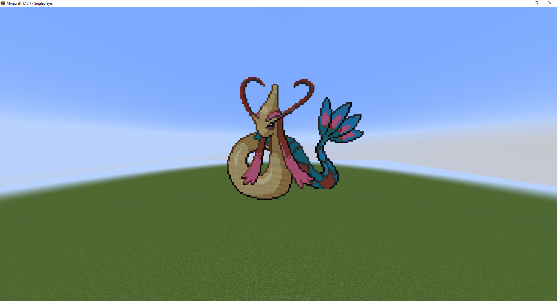 milotic pixelart Minecraft Map