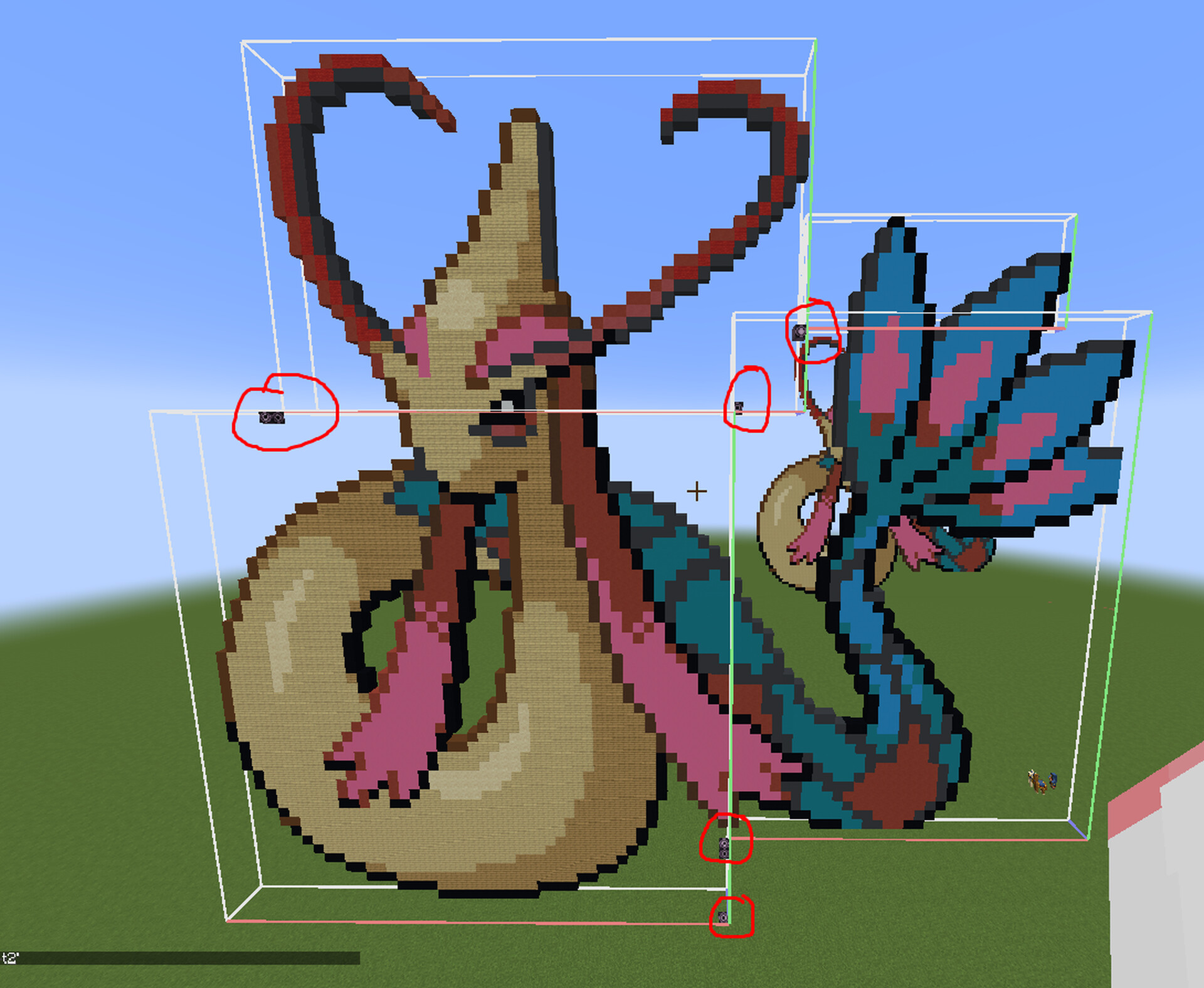 milotic pixelart Minecraft Map