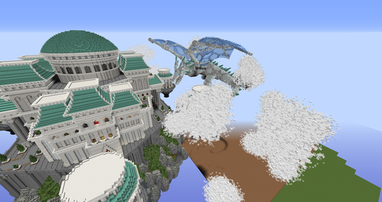 Ice Dragon Server Hub Minecraft Map