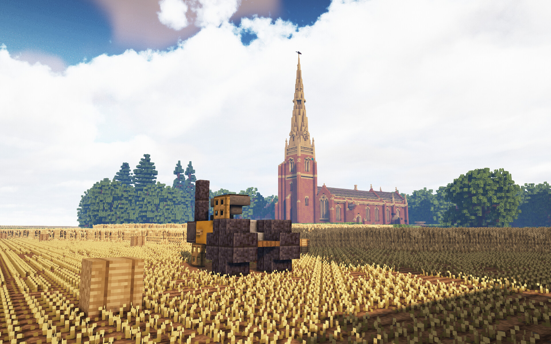 Parish Church of St John the Baptist, Edensor Minecraft Map