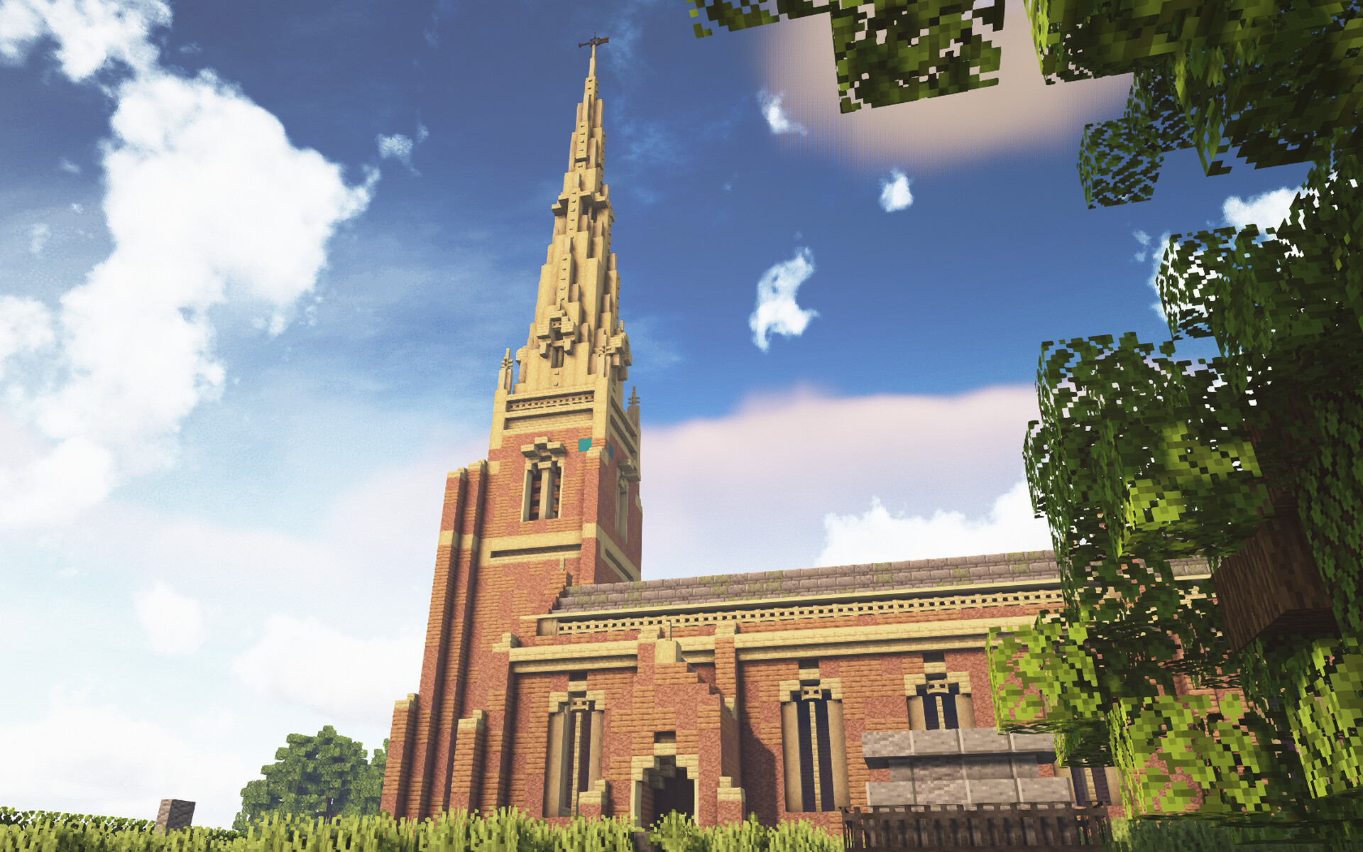 Parish Church of St John the Baptist, Edensor Minecraft Map