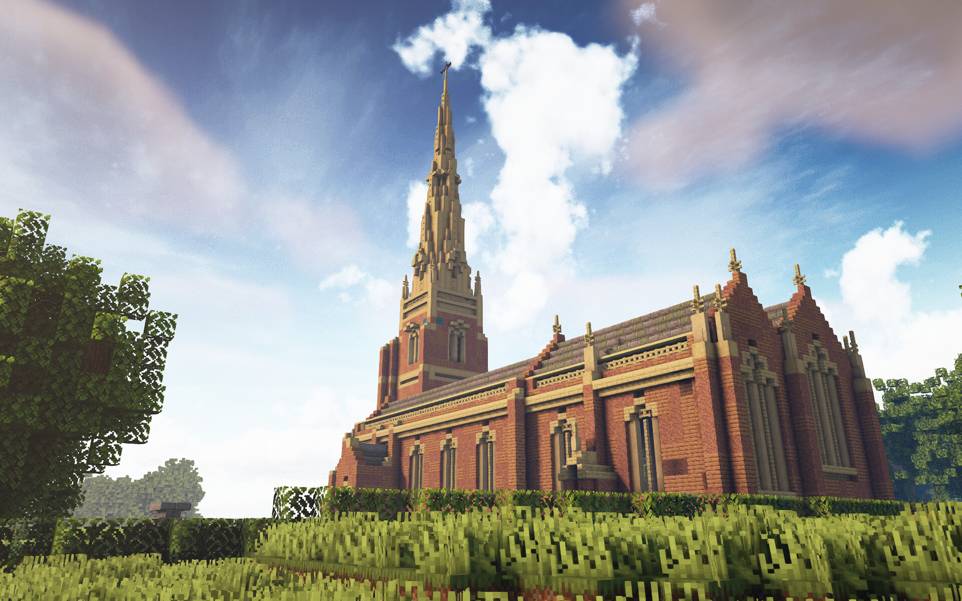 Parish Church of St John the Baptist, Edensor Minecraft Map