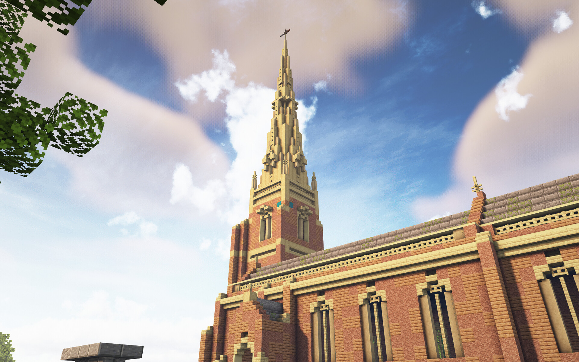 Parish Church of St John the Baptist, Edensor Minecraft Map