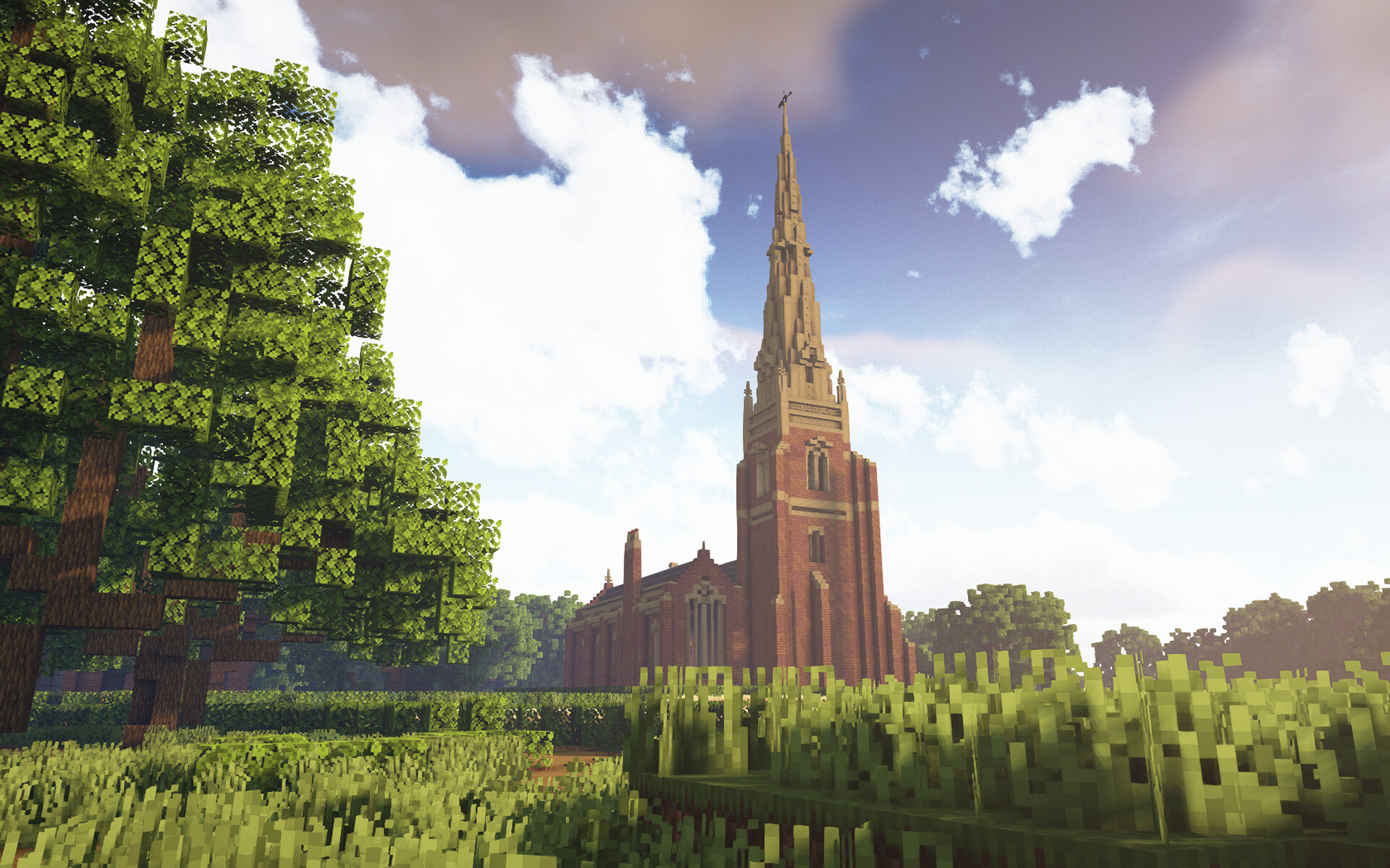 Parish Church of St John the Baptist, Edensor Minecraft Map