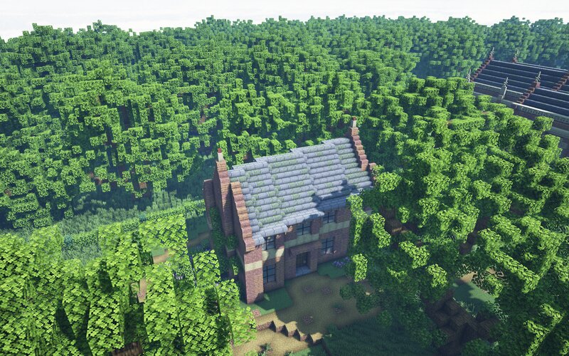 Parish Church of St John the Baptist, Edensor Minecraft Map