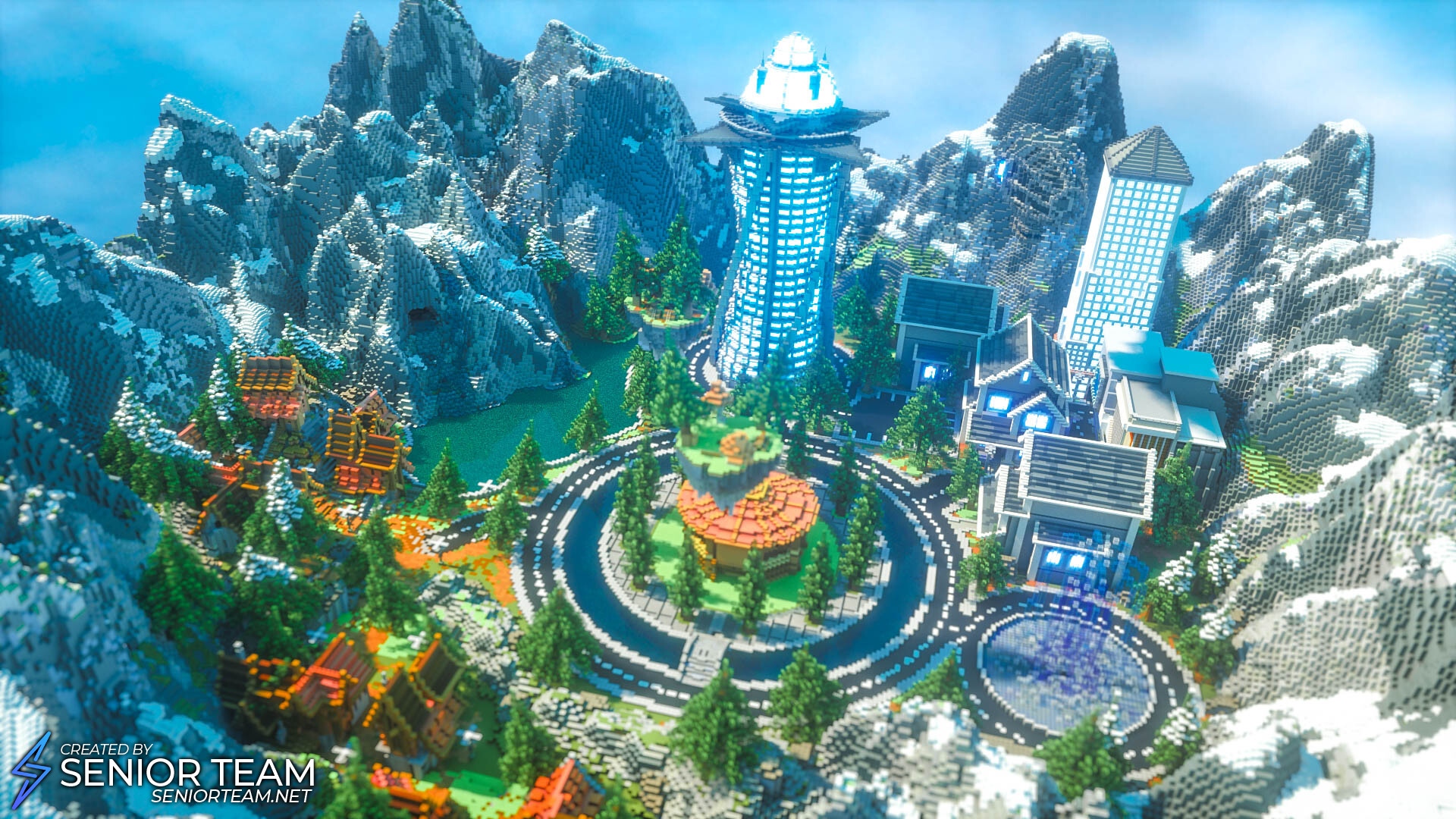 Futuristic City Minecraft Map
