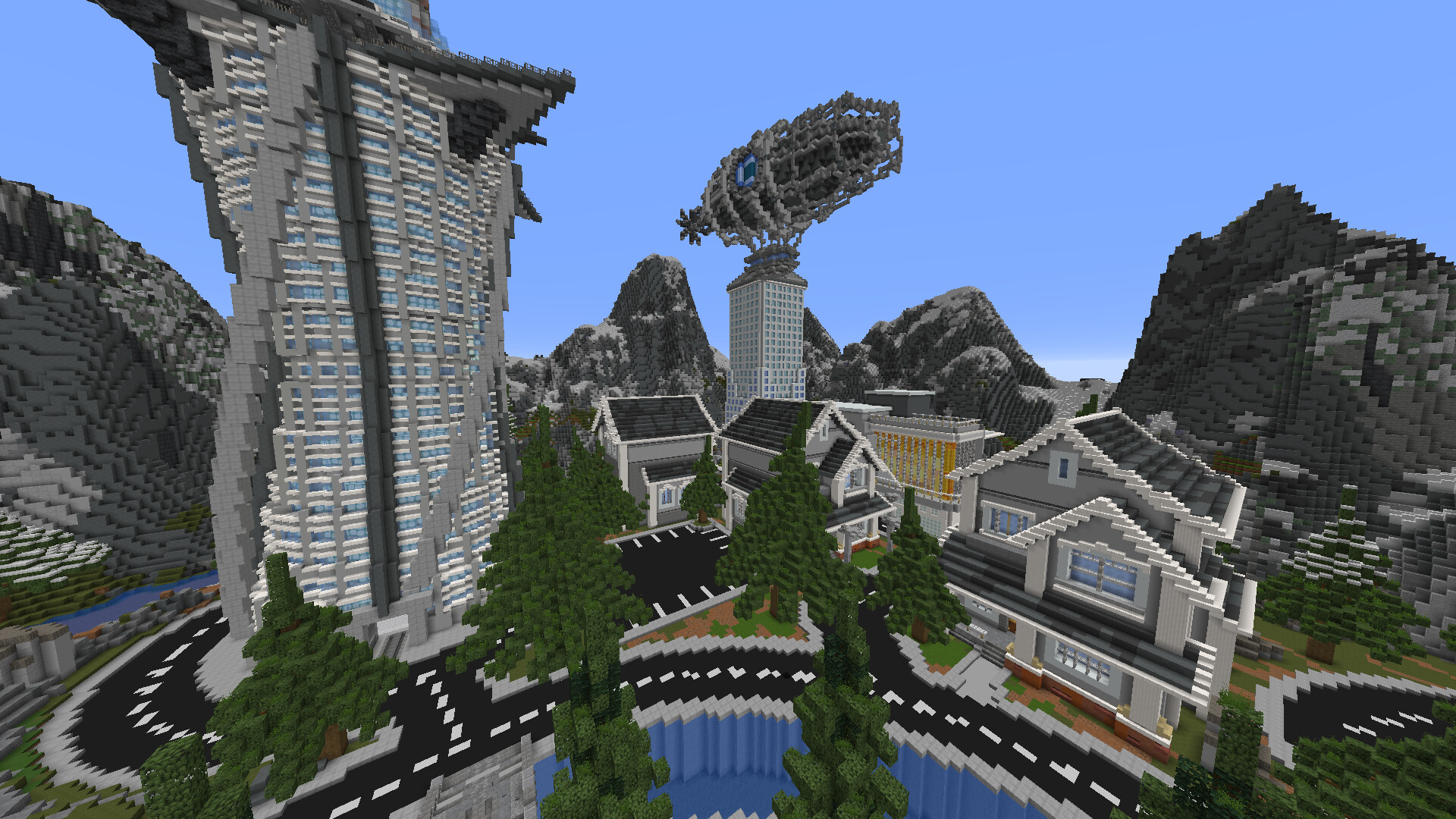 Futuristic City Minecraft Map