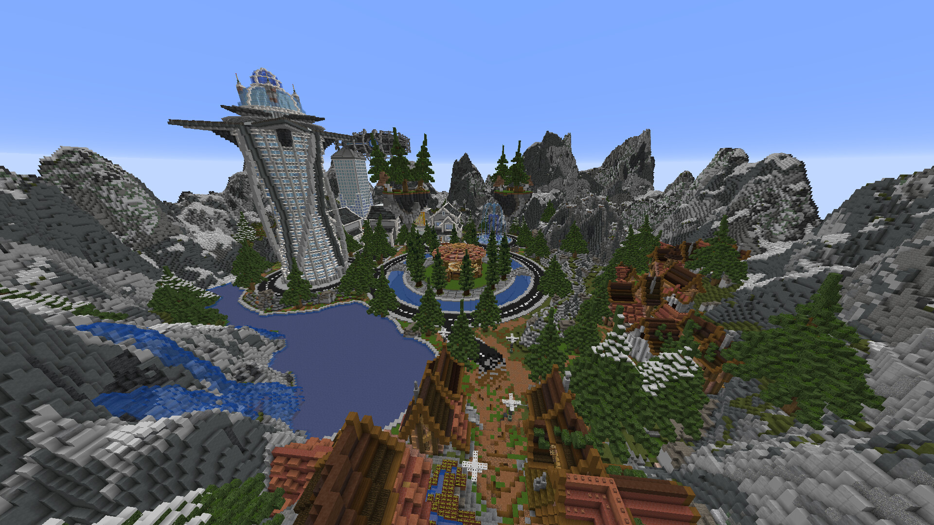 Futuristic City Minecraft Map