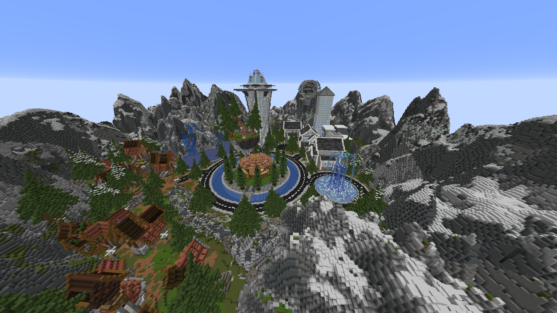 Futuristic City Minecraft Map