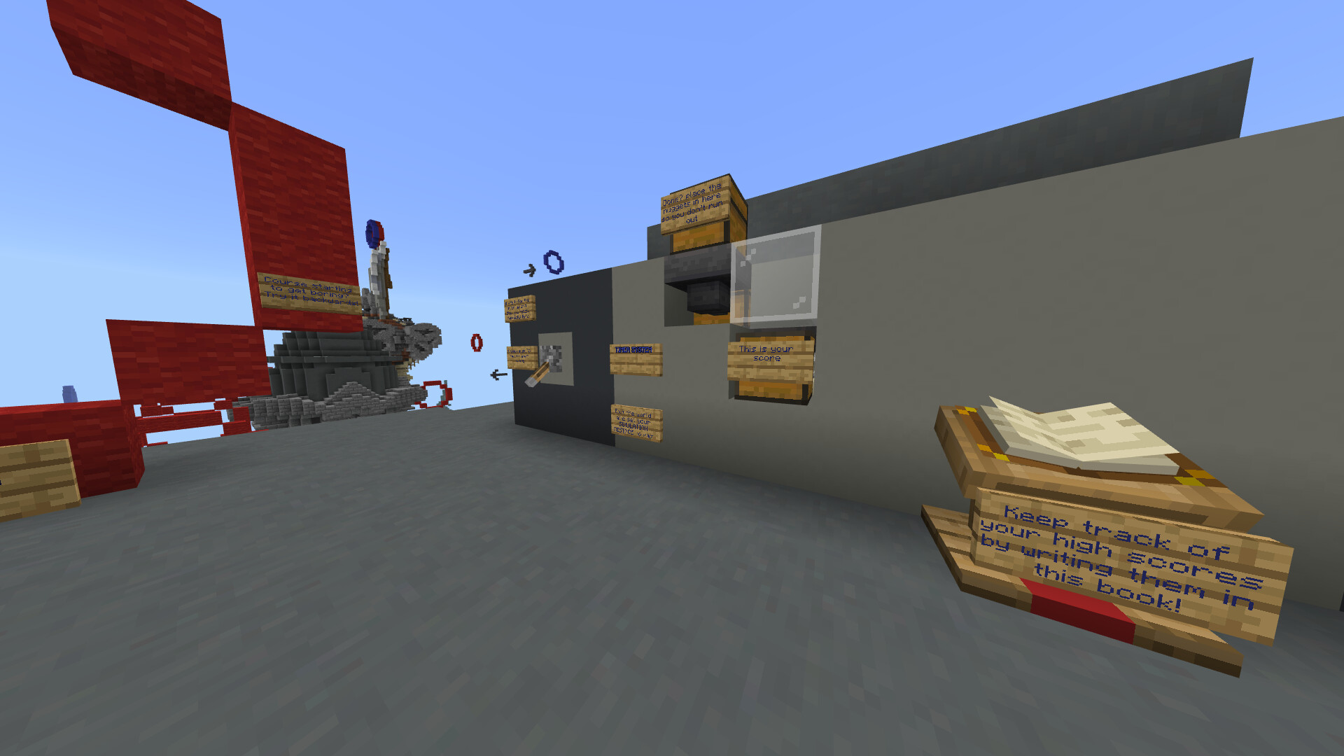 Haunted Mansion Elytra Course Minecraft Map