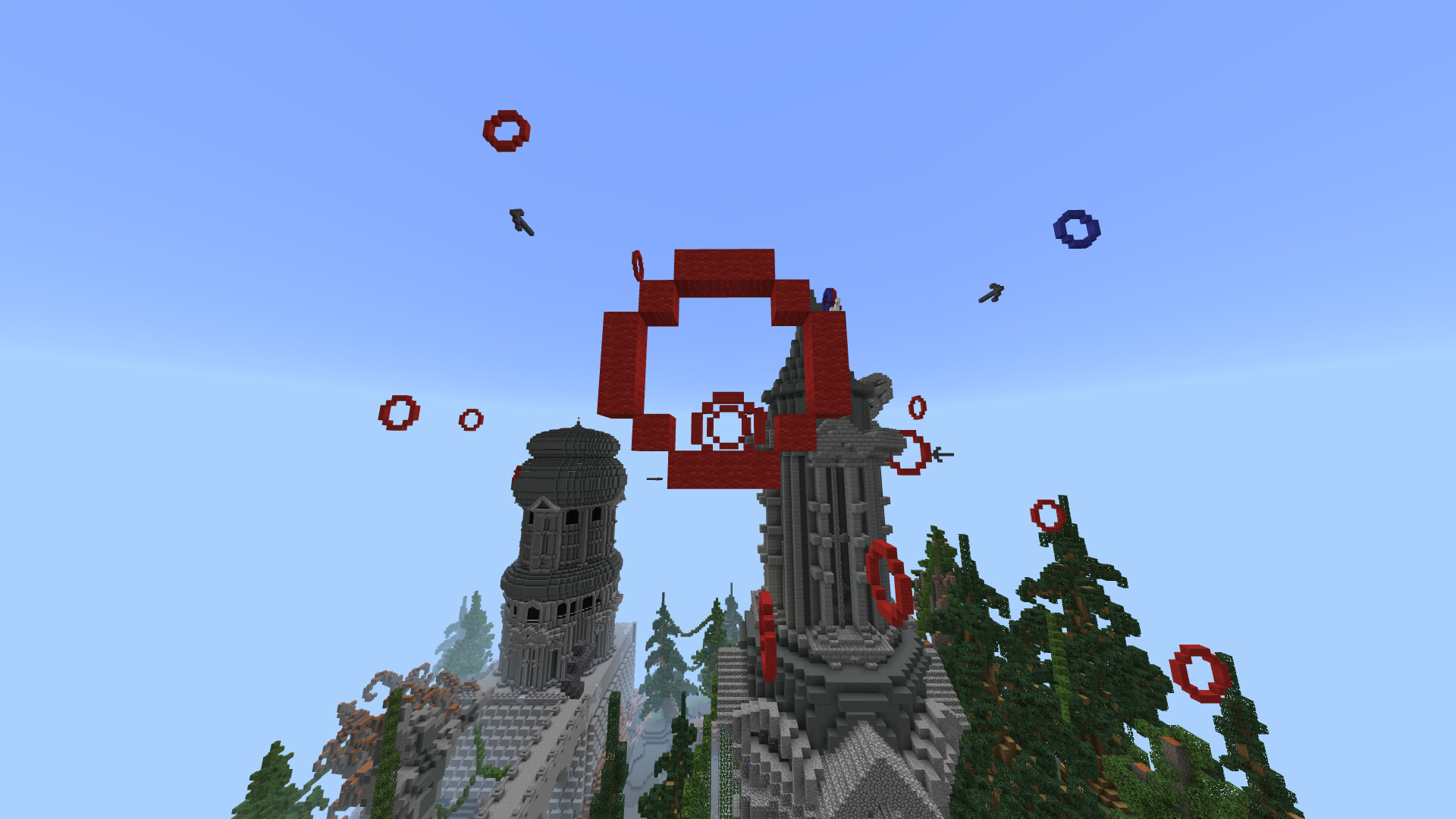 Haunted Mansion Elytra Course Minecraft Map