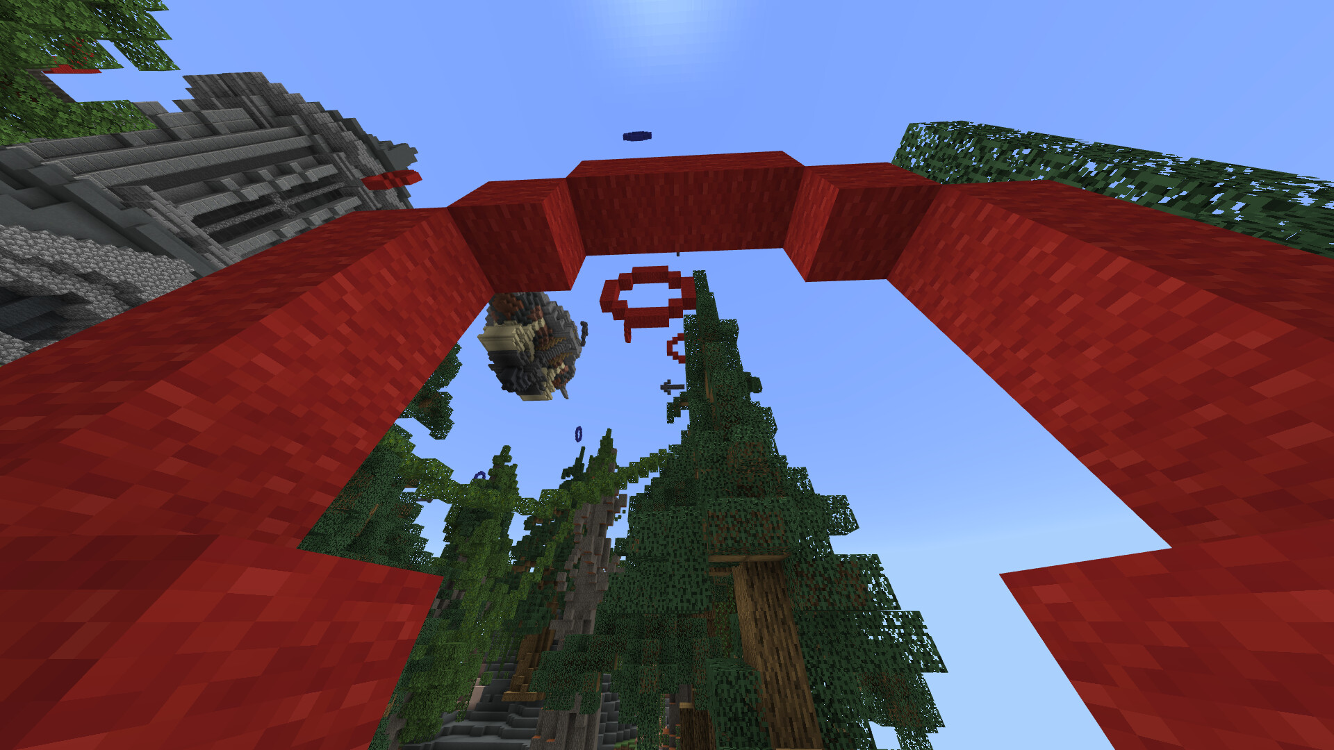 Haunted Mansion Elytra Course Minecraft Map