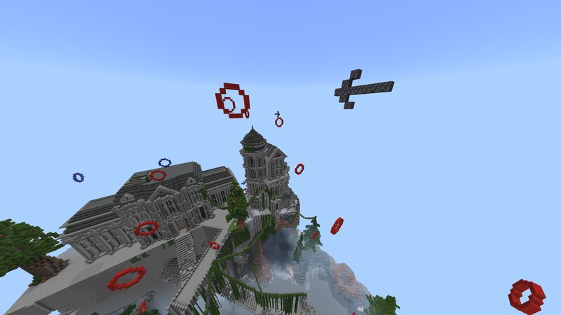 Haunted Mansion Elytra Course Minecraft Map