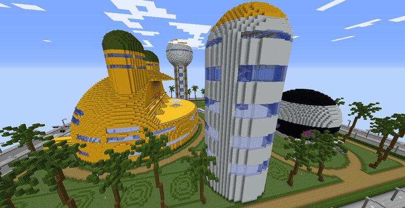 Dragon Ball Capsule Corp. In Minecraft Minecraft Map