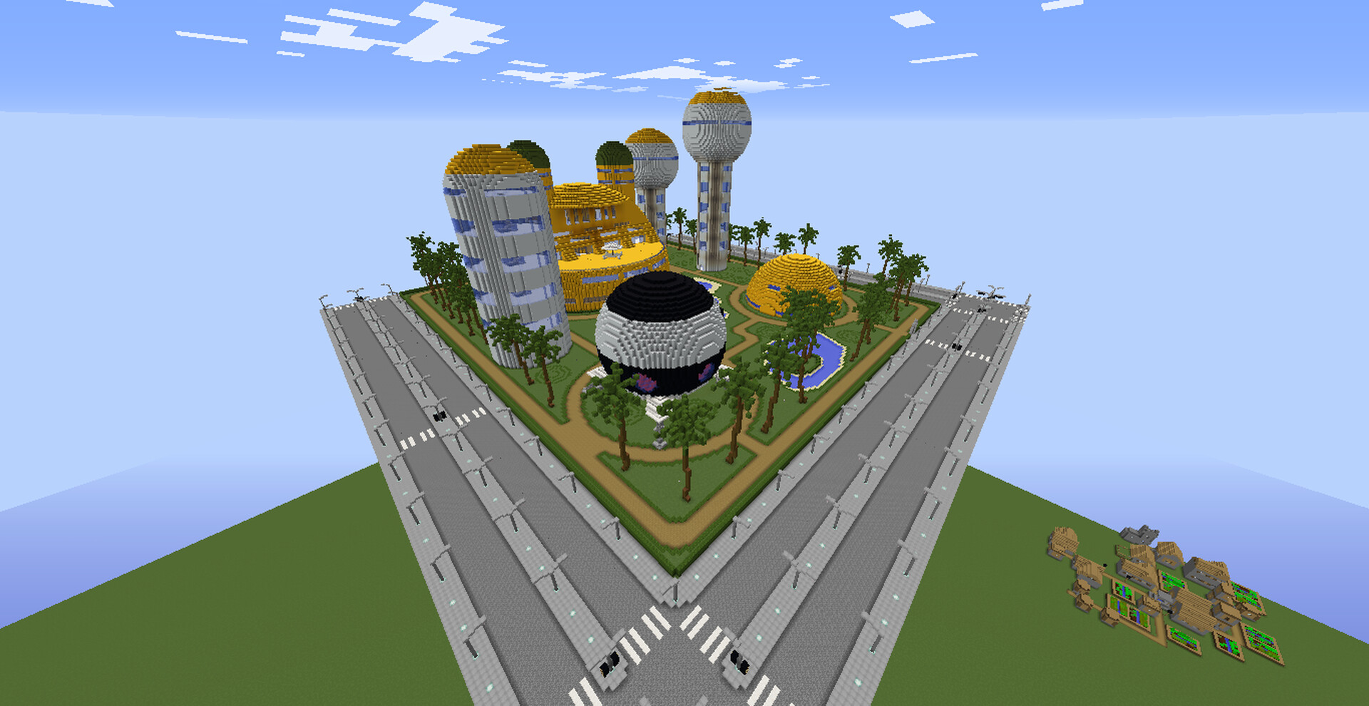 Dragon Ball Capsule Corp. In Minecraft Minecraft Map