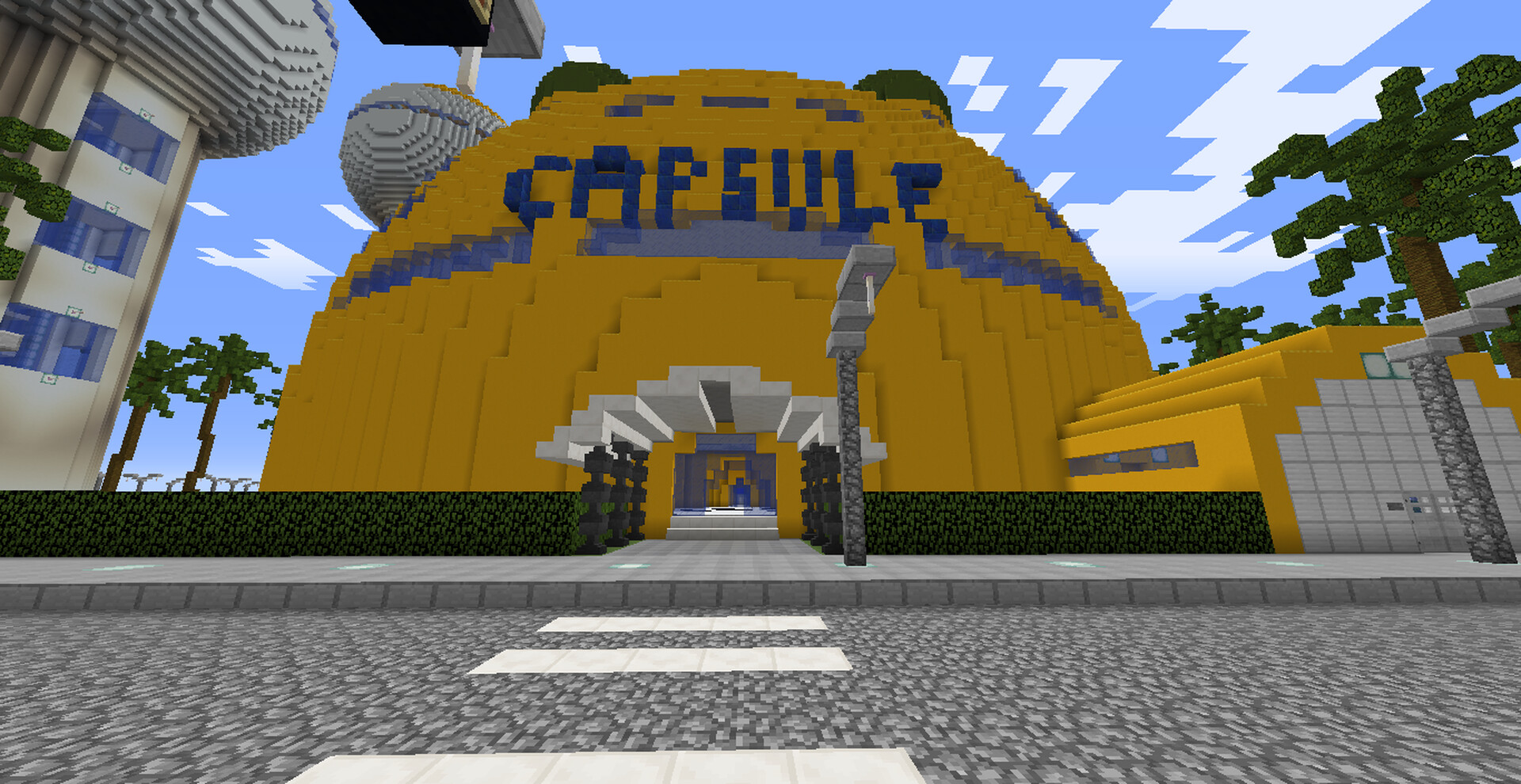 Dragon Ball Capsule Corp. In Minecraft Minecraft Map