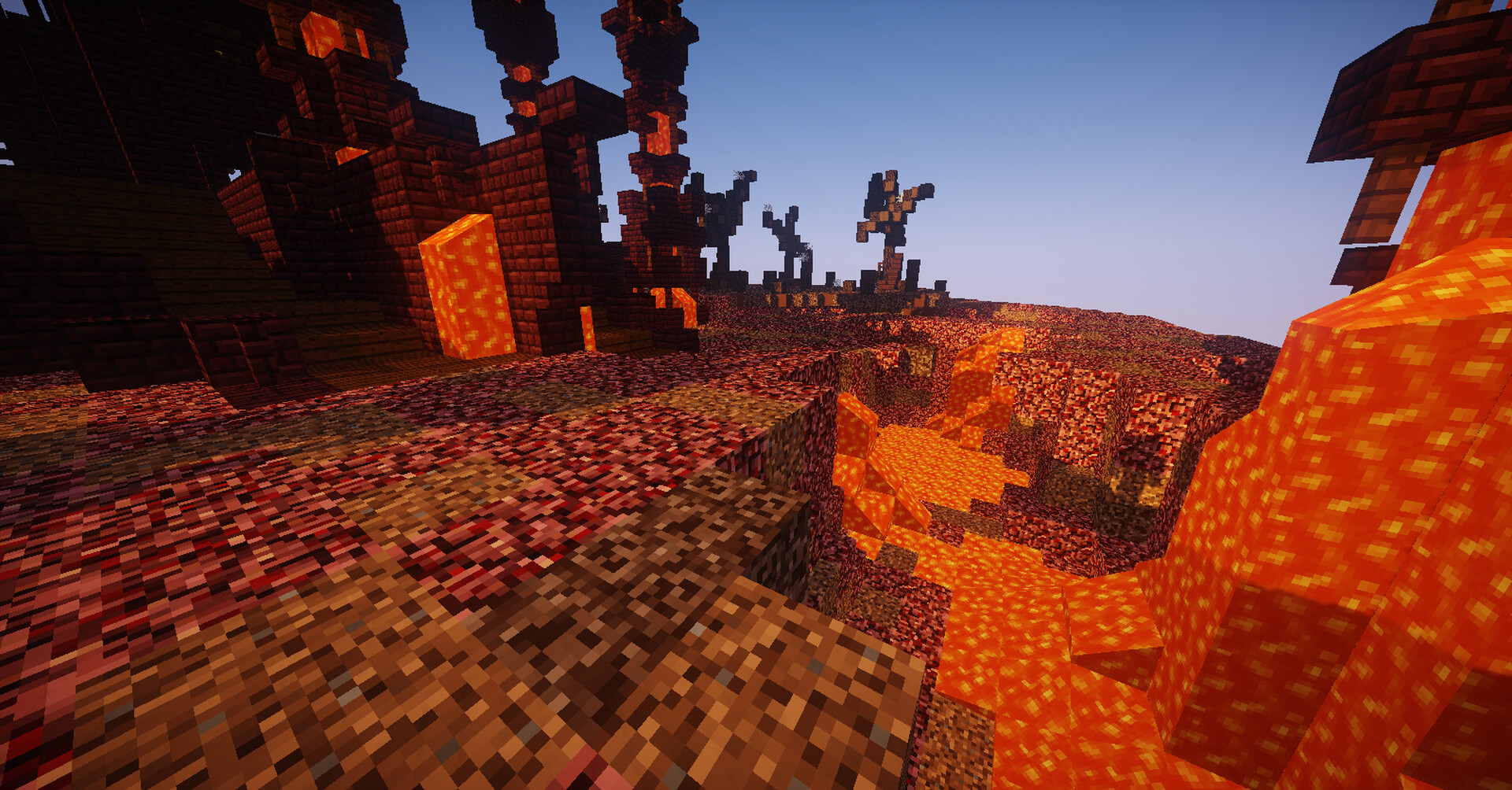 SKY DEFENDER V | Nether Castle | PvP Strategy game [1.8-1.17] Minecraft Map