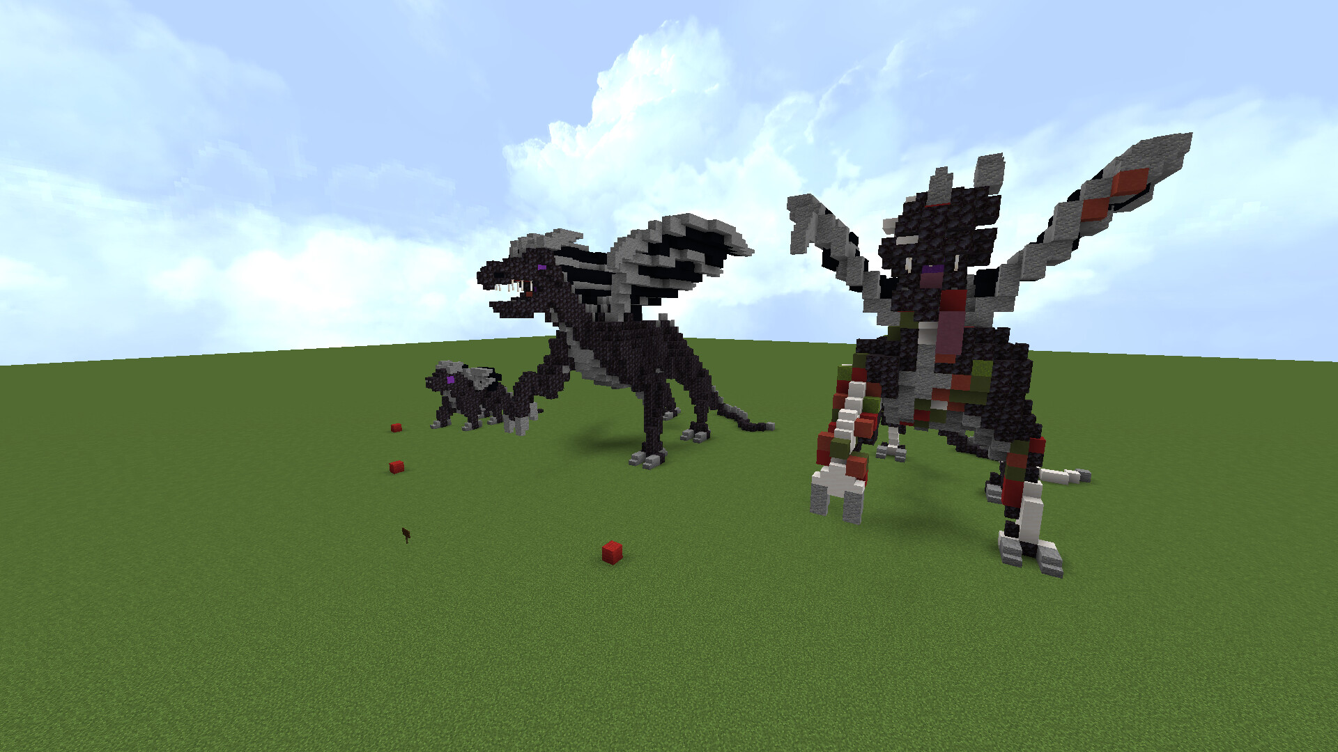 Ender Dragon builds Minecraft Map