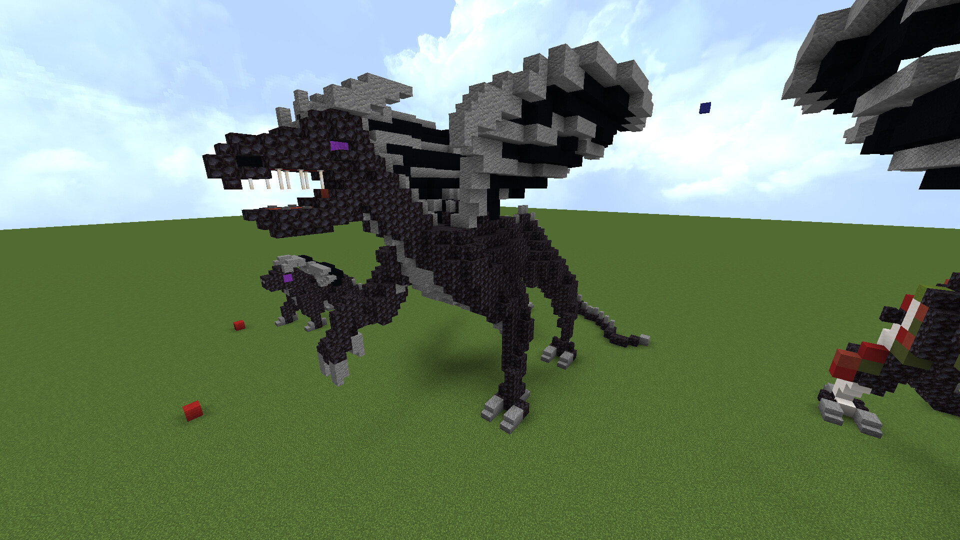 Ender Dragon builds Minecraft Map