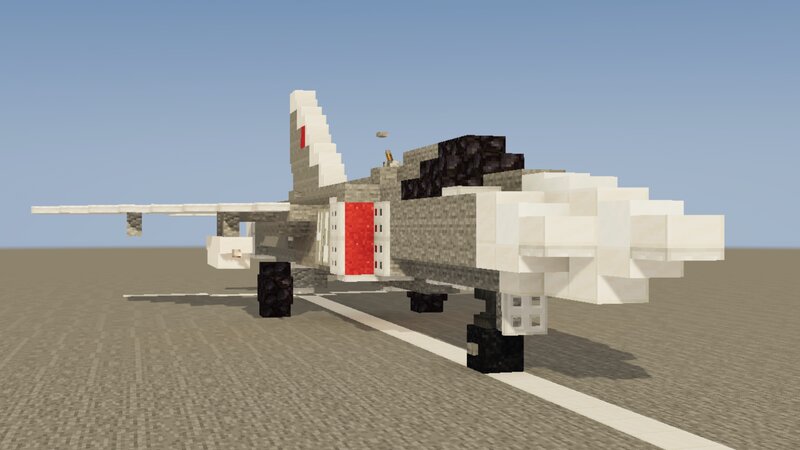 SU 24 Sukhoi Soviet jet Minecraft Map
