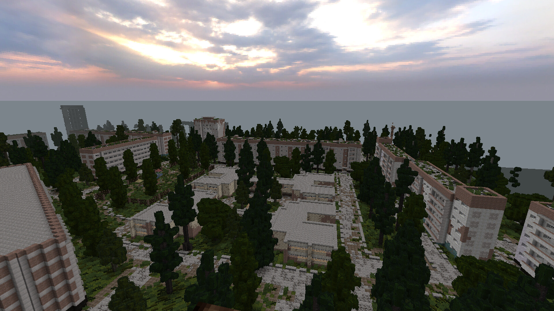 Pripyat for Chernobyl stories Minecraft Map
