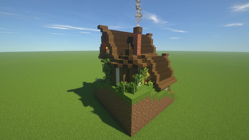 LMC Medieval - House on a hill Minecraft Map